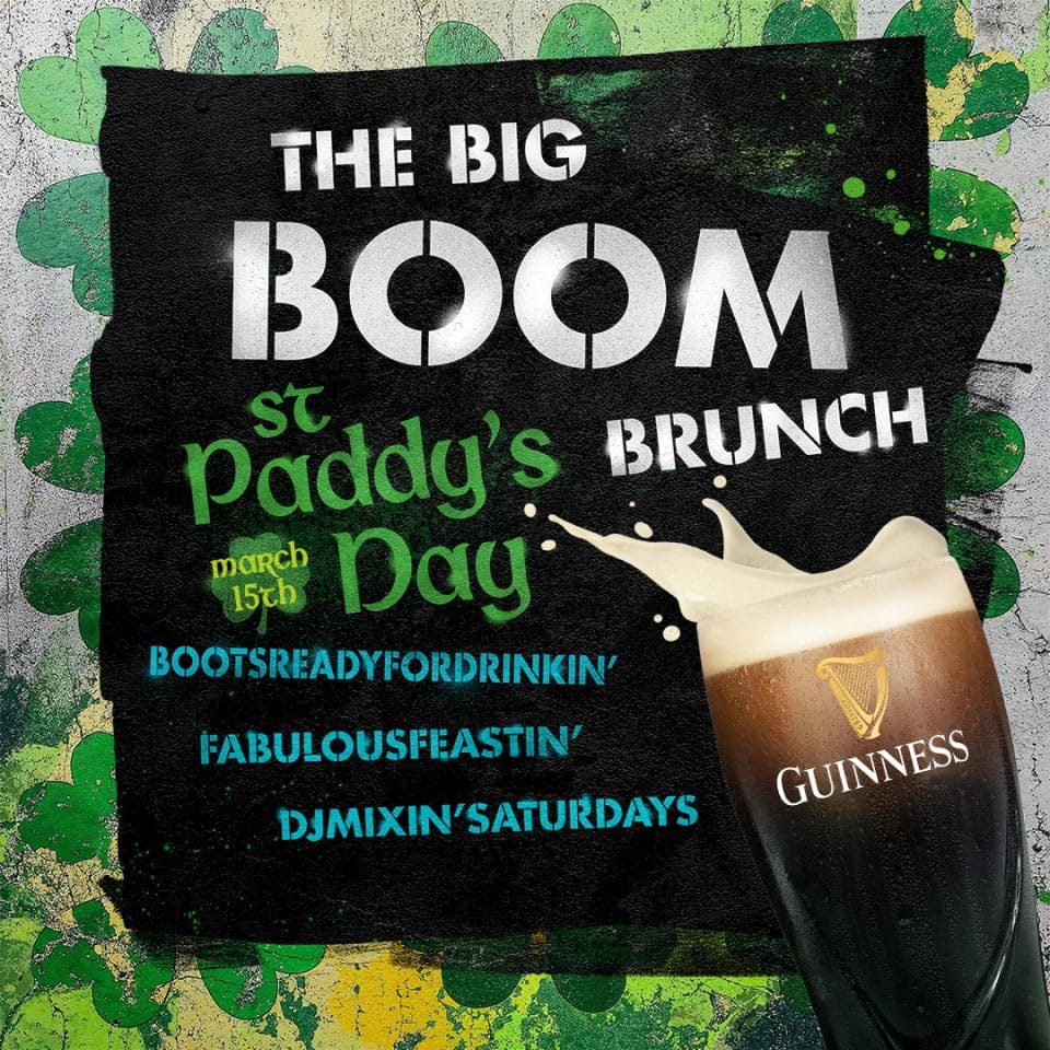 THE BIG BOOM PADDY’S DAY BRUNCH | Victoria Leeds